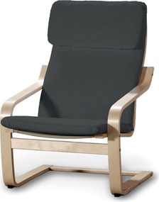 Sedák na křeslo IKEA Poäng barva šedá látka sametová