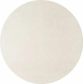 Ayyildiz, Kusový koberec Joy 1400 cream kruh, 160x160 (průměr) kruh, bílá, chodba / předsíň