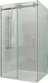 BPS-koupelny Obdélníkový sprchový kout HYD-ZBD-900 120x90 cm chrom/transparent - bez vaničky