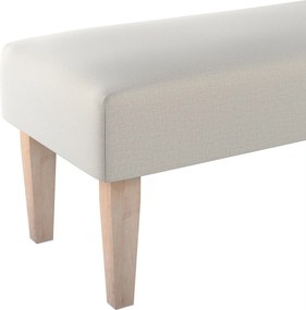 Dlouhá lavička 100x40cm barva šedá látka sametová