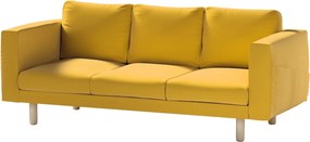 Potah na pohovku IKEA Norsborg 3-místná barva žlutá látka sametová