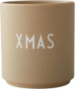 Béžový hrnek z imitace porcelánu Design Letters Favourite, 0,25 l