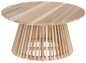 Dřevěný konferenční stolek irune ø 80 přírodní MUZZA