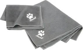 Vileda Pet Pro L šedá / Osuška pro zvířata / mikrovlákno / 100 x 65 cm