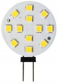 BERGE LED žárovka G4 - 12V - 3W - 270 lm - SMD talířek - studená bílá