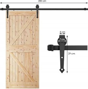 Systém pro posuvné dveře 200 cm Springos HA5003
