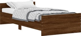 vidaXL Rám postele 100 x 200 cm kompozitní dřevo [835938] Barva: dub sonoma