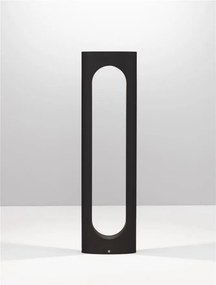 NV 9002841 Venkovní sloupkové svítidlo PORTAL černý hliník a akryl LED 13.5W 3000K 220-240V 296st. IP54 - NOVA LUCE