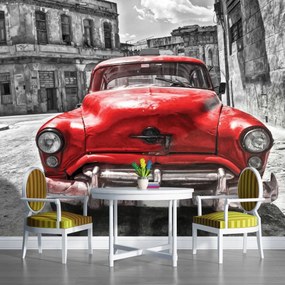 Fototapeta - Kubanské Vintage auto (254x184 cm)