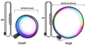 LED smart osvětlení stolní RGB 16cm Tuya