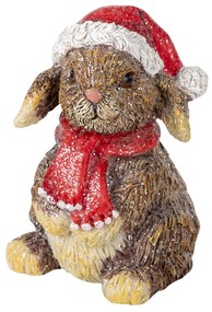 Dekorace vánočního králíka - 10*8*12 cm