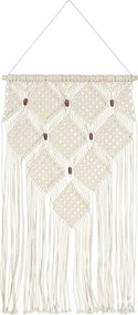 Nástěnný závěs macramé 40 x 80 cm bavlna 323999