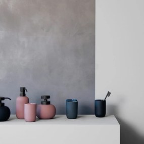 Antracitový keramický kelímek na zubní kartáčky Lotus – Mette Ditmer Denmark