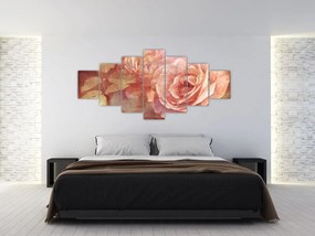 Obraz růží (210x100 cm)
