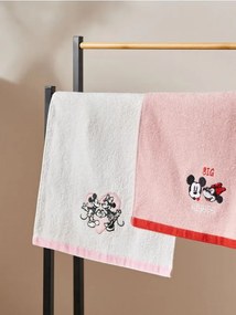 Sinsay - Ručník 2 pack Mickey Mouse - pastelová růžová
