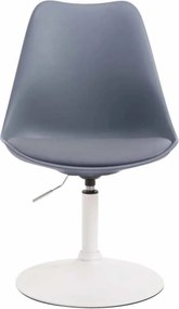 Sada 4 jídelních židlí Maverick W plast – šedá