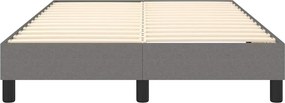 Rám postele s boxspringem tmavě šedá 120 x 200 cm textil 3120501