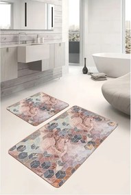 Sametové koupelnové předložky v sadě 2 ks 60x100 cm – Mila Home