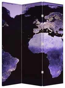 Paraván - Země z vesmíru (126x170 cm)