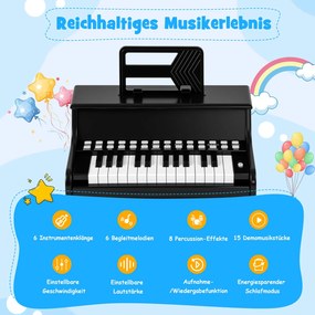 Costway 25 Keys Mini Digital Piano Dětské elektrické piano