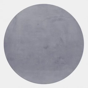 Kusový koberec kruh Pouffy 5100 grey Kruh 120 cm průměr