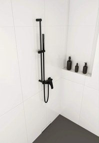 Deante Hiacynt, nástěnná sprchová baterie, černá matná, BQH_N40M