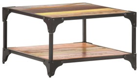 Konferenční stolek 60 x 60 x 35 cm masivní recyklované dřevo - Default Title