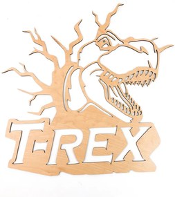 Dřevěná dekorace Dinosaurus T-REX