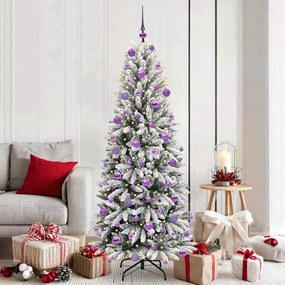Umělý vánoční stromeček Bílá 180 cm PVC, plast, ocel a PE 3396051