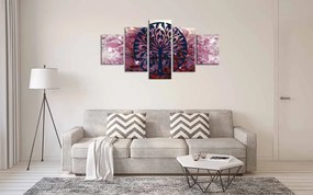 Obraz Abstraktní strom Red Velikost (šířka x výška): 150x80 cm