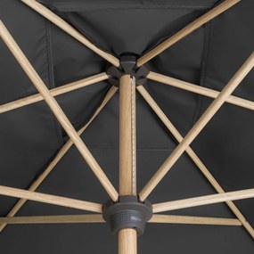 Doppler ALU WOOD zahradní slunečník 300 x 200 cm antracit