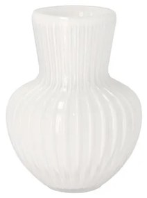 Villa Collection Skleněná váza Cuneo 15 x 20 cm White