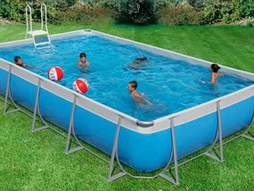 Technypools Bazénový set NIAGARA 550 5,66 x 3,06 x 1,25 m (9900K) Barva: modrá