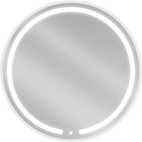 Mexen Rose Podsvícené koupelnové zrcadlo, kulaté 80 cm, LED 6000K, proti zamlžení - 9810-080-080-611-00