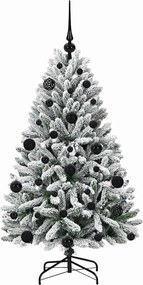 Umělý vánoční stromeček 120 cm 150 LED Teplá bílá PVC a ocel 3395731