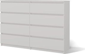 FALCO Komoda Malvína M8 140 bílá