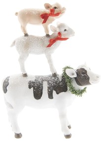Vánoční dekorativní soška zvířátek - 14*6*19 cm