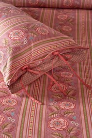 Pip Studio perkálový polštář Rosa Rani 35 x 60 cm  (Růžový perkálový polštář v podlouhlém rozměru)