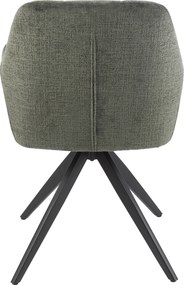 Zelená jídelní židle Louna - 56*58*85 cm