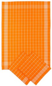 Svitap Utěrka Pozitiv Egyptská bavlna oranžová/bílá 50x70 cm 3 ks