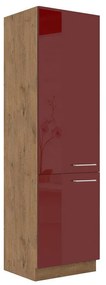 Kuchyňská skříňka Woodline 60 LO-210 2F, Barva: dąb lancelot / dark wood