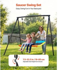 Houpačka na zahradu, Nosnost 199,6 kg VEVOR – 1,8 × 1,84 × 1,81 m