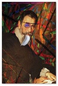 Gario Obraz na plátně Poškrábaný portrét - Jose Luis Guerrero Rozměry: 40 x 60 cm