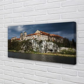 Obrazy na plátně Krakow castle River 120x60 cm