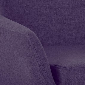 Sada 2 barových židlí Grant látka – fialová