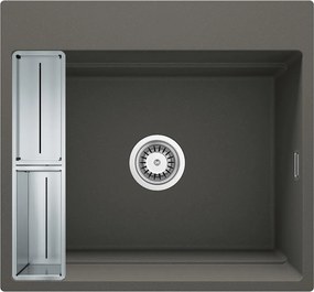 Deante Dřez Magnetic granit - ZRM T10A, antracit metalic