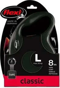 Flexi Classic L pásek 8m černé / Vodítko