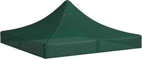 Náhradní střecha pro altán Outsunny 3x3 m pro oslavy - Tmavě zelený oxfordský textil, vodotěsná a UV ochrana se špičatou střechou | Aosom