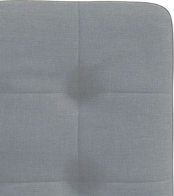 Jídelní židle 4 ks světle šedé textil 3315168