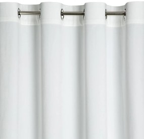 ZATEMŇOVACÍ ZÁVĚS NA KROUŽCÍCH MELANIE 140X250 CM BÍLÁ